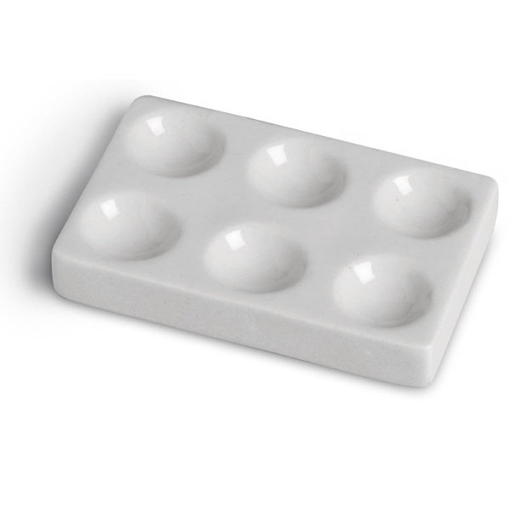 6 Well Porcelain Spot Plate | Kays Lab